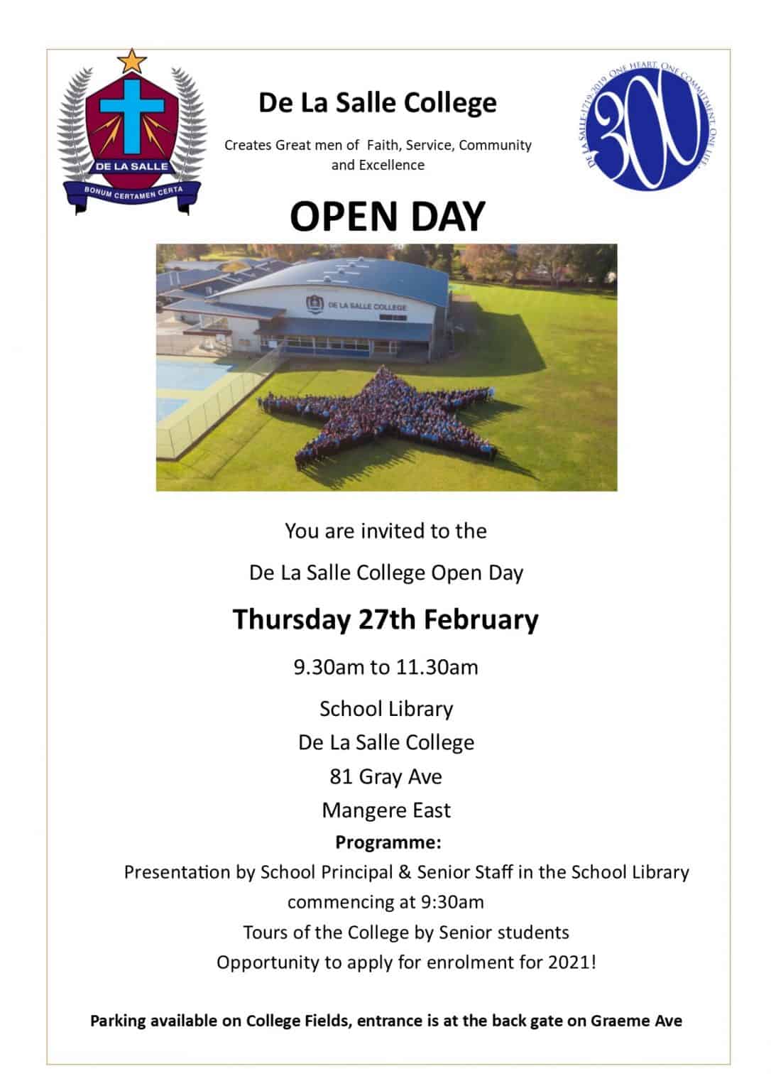 De La Salle College Open Day 2020 - De La Salle College