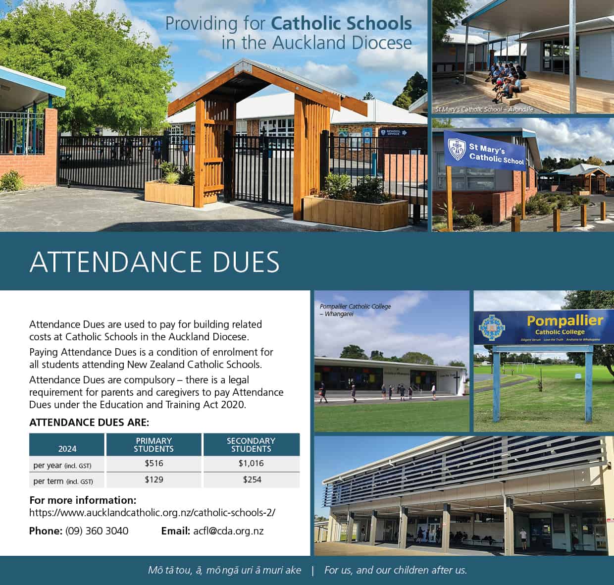 Financial Contribution/Attendance Dues - De La Salle College