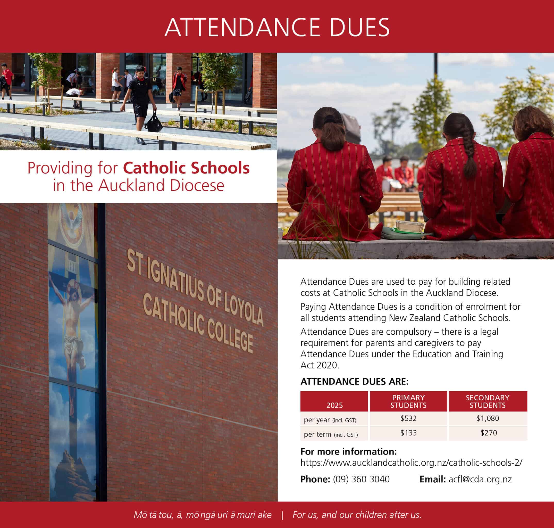 Financial Contribution/Attendance Dues - De La Salle College